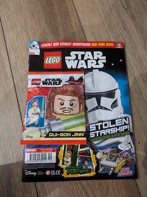 Star Wars Magazine Issue 119 with Qui Gon Jinn Minifigure | eBay UK