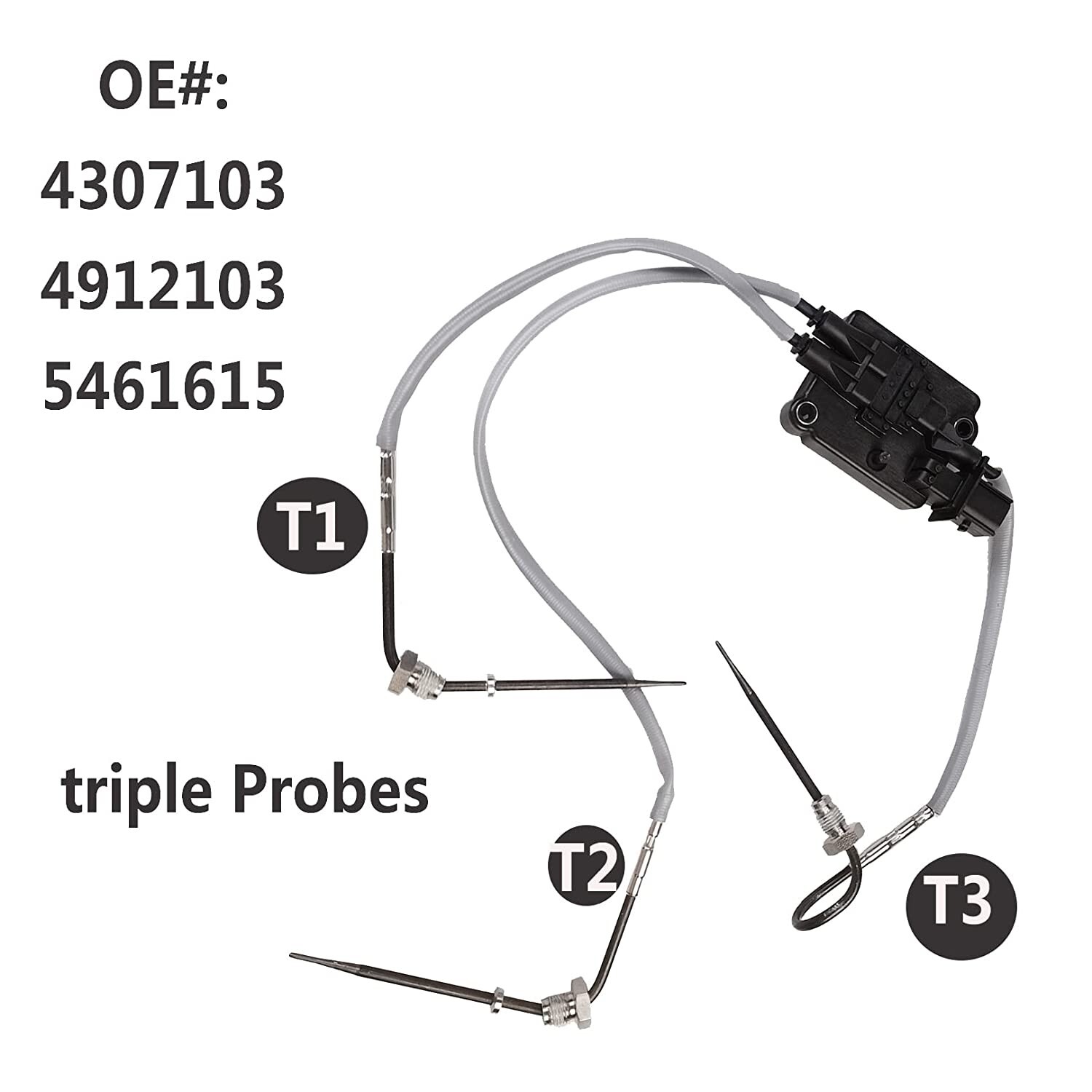 5461615 DPF Sensor fits Cummins EPA13 Automotive 8.9L ISC ISL ISC8.3 ...
