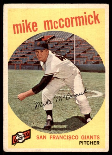 1959 Topps Mike McCormick 101 Baseball Cards #148 | eBay