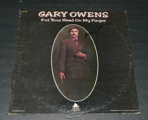 Gary Owens~Put Your Head On My Finger~1972 Comedy~FAST SHIPPING!! | eBay