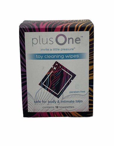PlusOne Toy Cleaning Wipes 12 Ct Paraben for Body & Intimate Towelettes ...