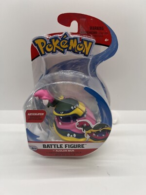 Pokemon 3 Inch Alolan Muk Articulated Battle Action Figure 2018 | eBay