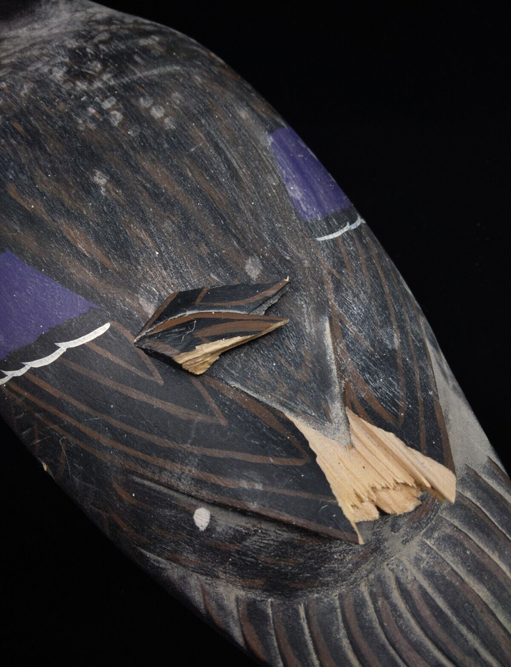 Vintage Charles Seidel Working Decoy Duck DAMAGED | eBay