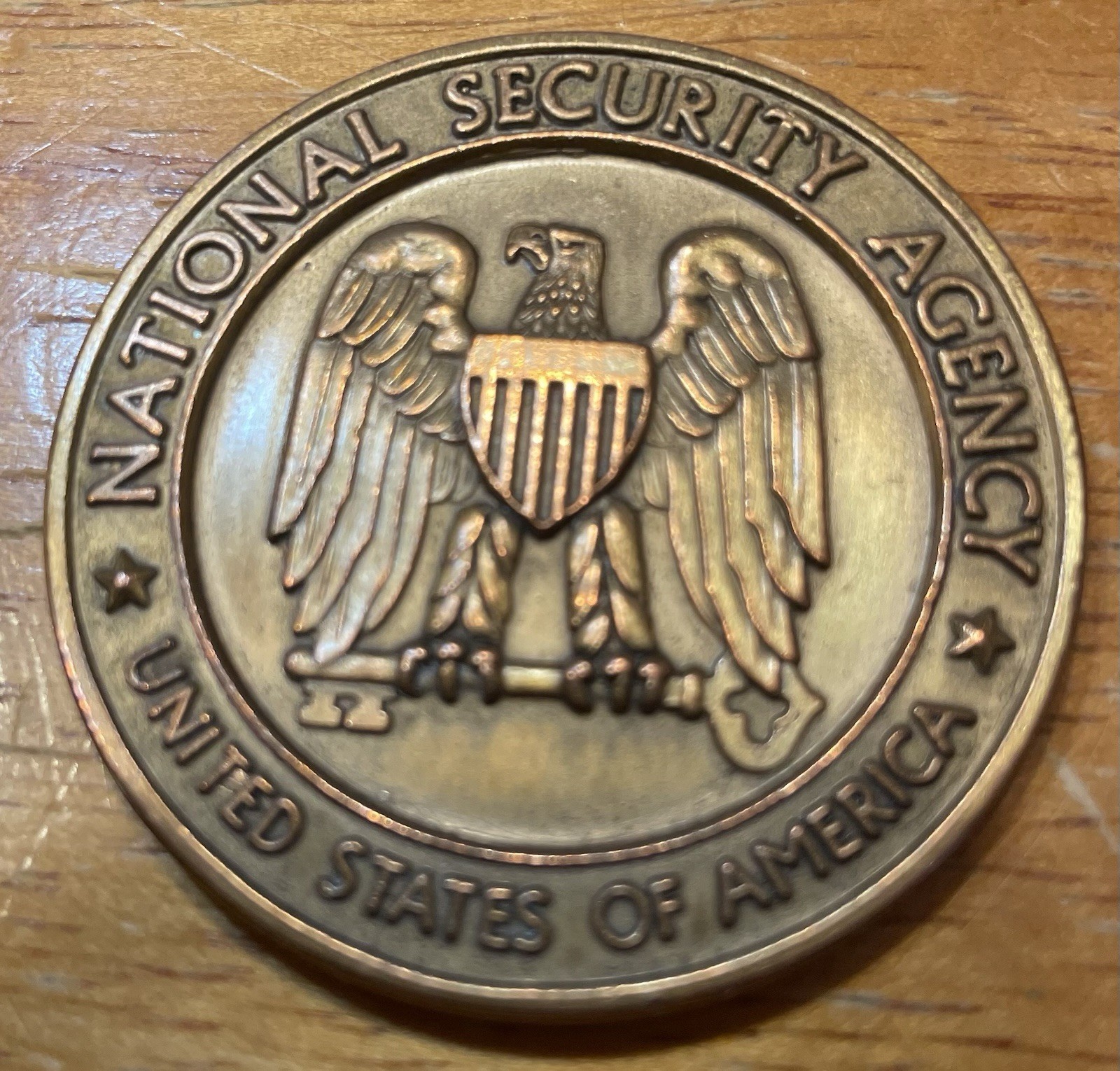 NSA National Security Agency Crypto Cryptography Challenge Coin | eBay