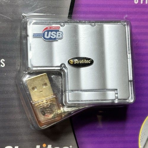 Stratitec 4-Port USB 2.0 - USB HUB (USBM4EXT)+ 6' Gold Plated Cable ...