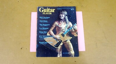 Guitar Player Magazine Aug 1975 Rick Derringer Jack Bruce Brian May Lee ...