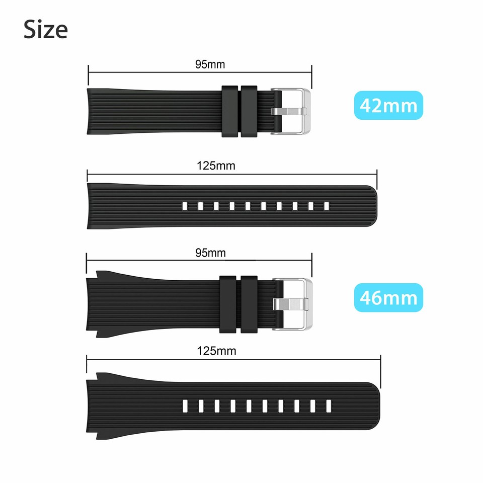 Watch Band For Samsung Galaxy Watch 46mm SM-R800/SM-R805u Sport ...