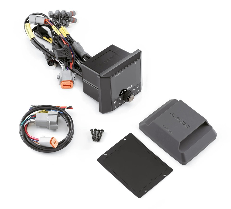 JL Audio MM55 MediaMaster Compact Marine Source Unit w/ Full Color LCD ...