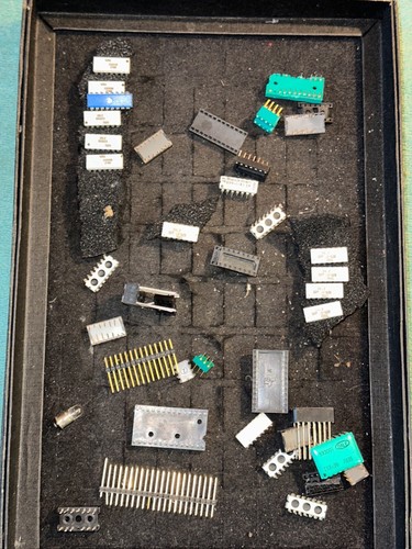 Mix Lot of Circuit Board Microchips Transistors Diodes Inductors ...