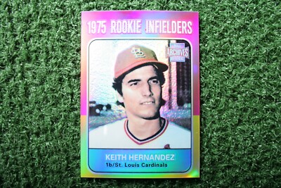 Keith Hernandez 2001 Topps Archives Reserves #31 1975 Topps #623 Rookie ...