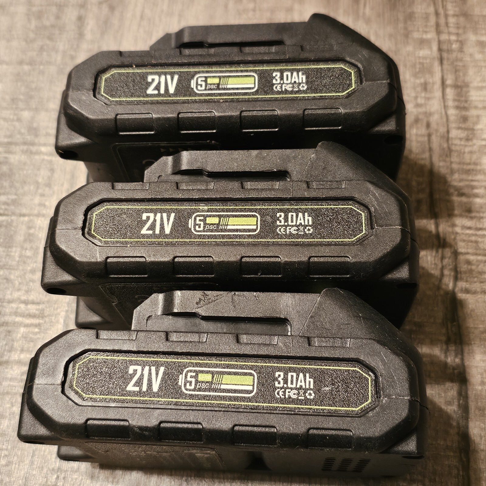 3 Pack 21v Lithium Battery - 3.0 Ah Replacement Battery Power Share | eBay