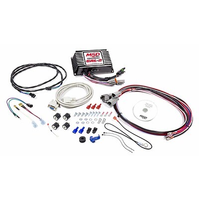 Msd Ignition 65303, Kit Black Aluminum Programmable 6Al-2 Ignition Box ...