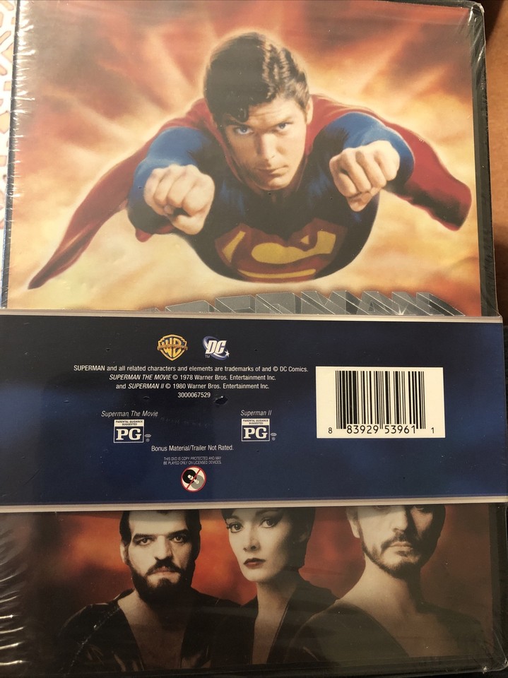 Superman I/Superman II (DVD, 2016) 883929539611| eBay