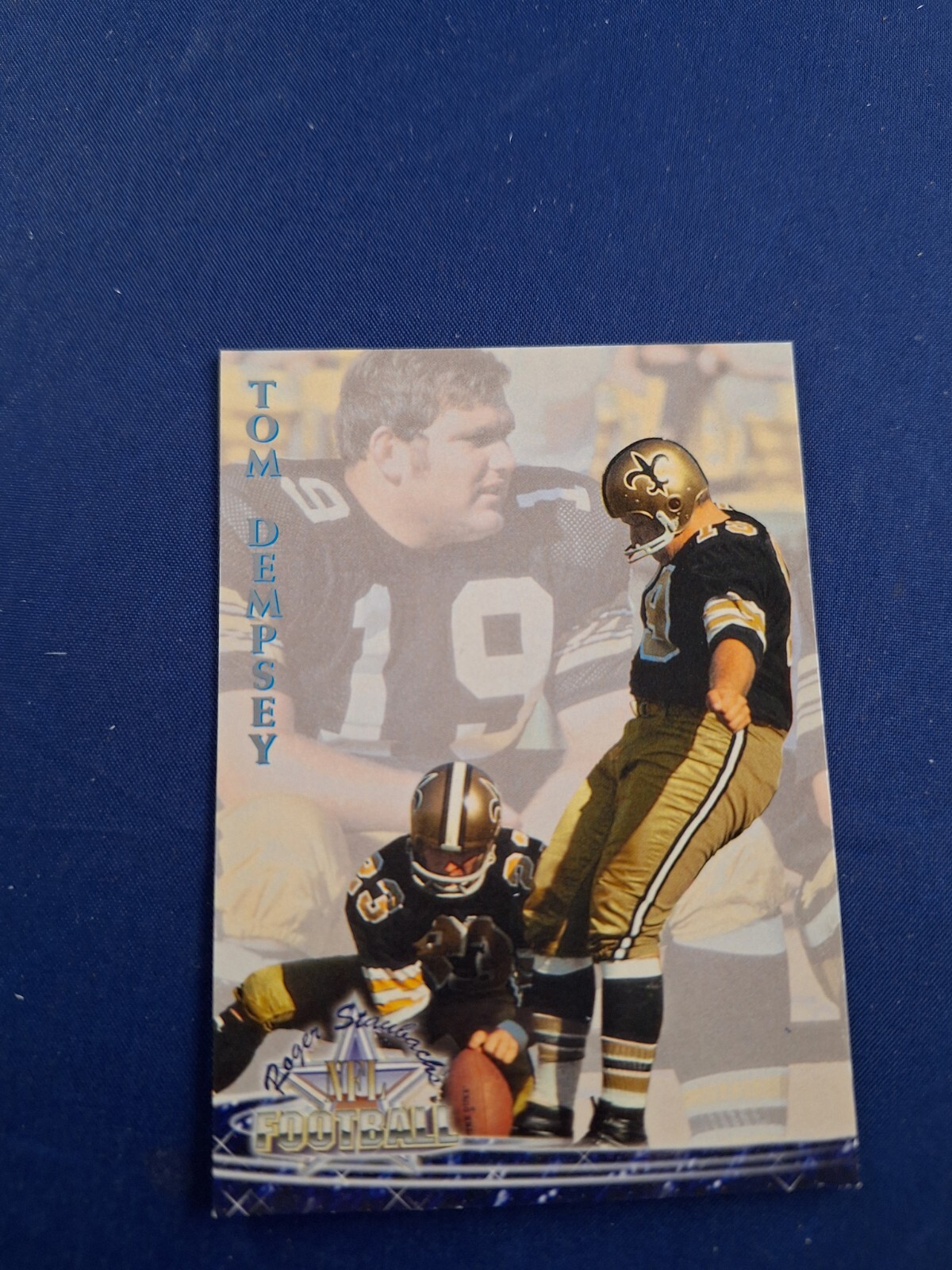 TOM DEMPSEY 1994 Roger Staubach's Kick-Off Football Trading Card *120-C ...
