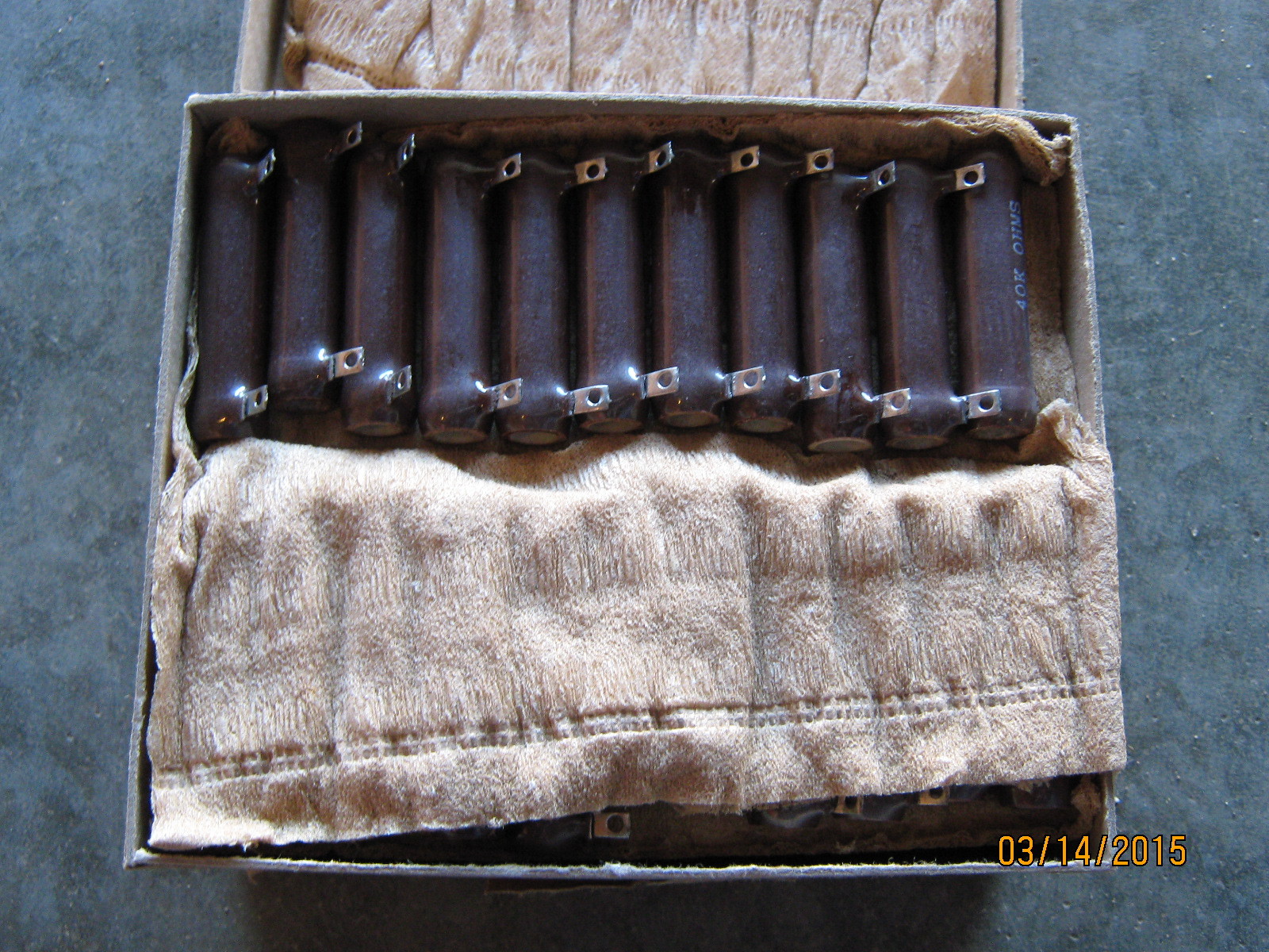 Res Inc 40K Ohms Wirewound Resistor Lot of 20 FREE SHIP Enamel Coated ...