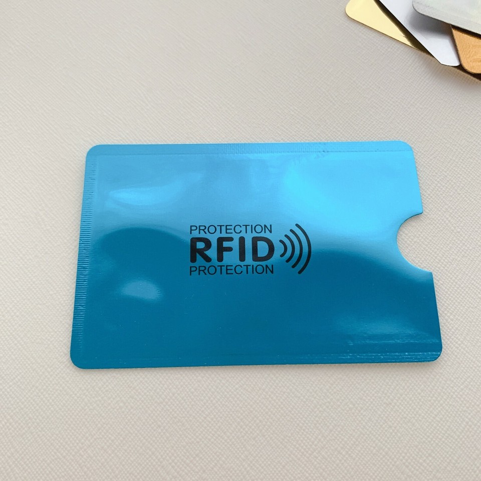 10 newest tech RFID blocking sleeves quick pass credit card protector ...