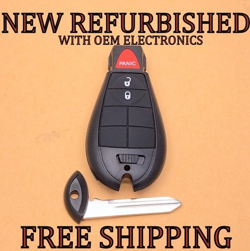 NEW REFURBISHED 14-19 JEEP CHEROKEE KEYLESS REMOTE FOB FOBIK GQ4-53T ...