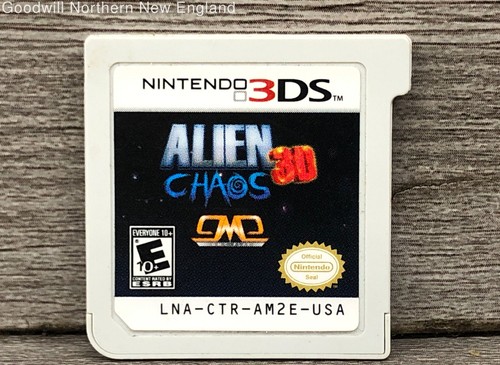 Alien Chaos 3D Nintendo 3DS Game Cartridge Ludosity 2012 Only Tested ...