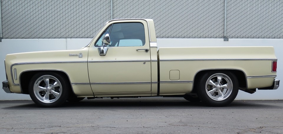 73 87 CHEVY C10 GMC 3" FRONT 5" REAR DROP LOWERING SPRINGS SHOCKS FLIP ...