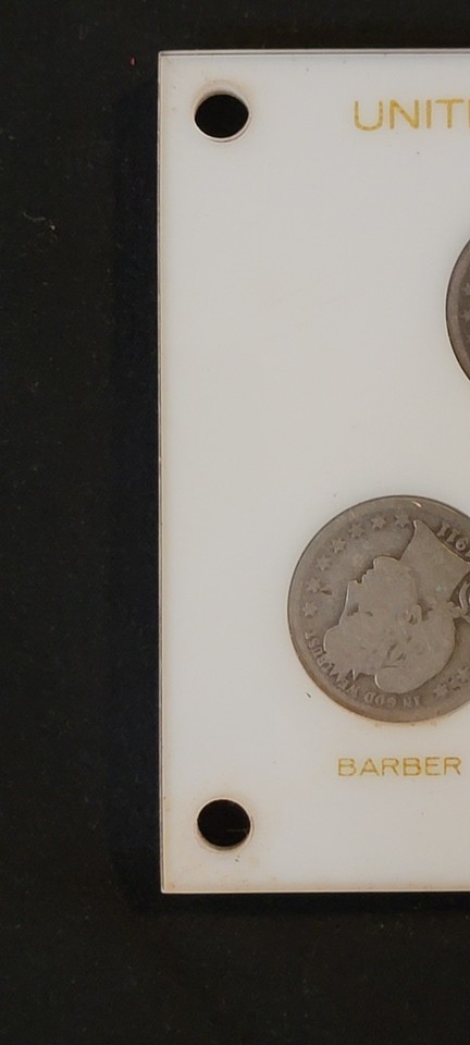 US Type Quarters Pre 29 Bust Coin Set Capitol Plastic Holder White With ...