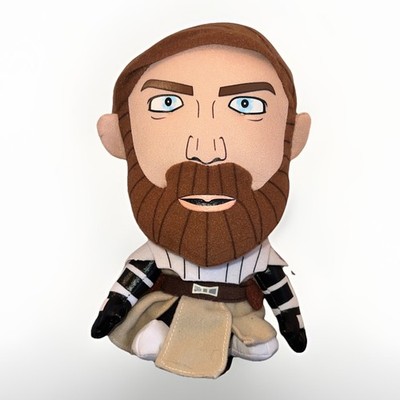 Star Wars the Clone Wars Obi-Wan Kenobi Deformed Plush EUC 8” Tall | eBay