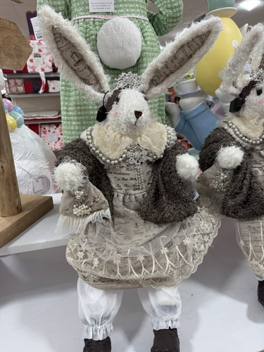The Cottontail Collection - Elegant Large Girl Easter Bunny Sitting ...