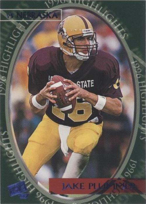1997 Press Pass - Highlights Jake Plummer #42 Blue Torquers (RC) for ...
