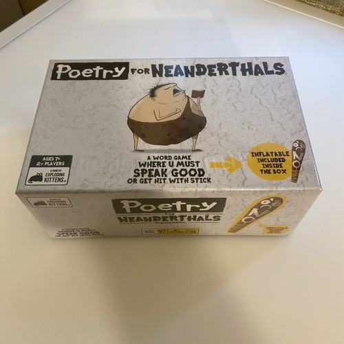 Poetry For Neanderthals Word Game by Exploding Kittens Sealed za6 ...