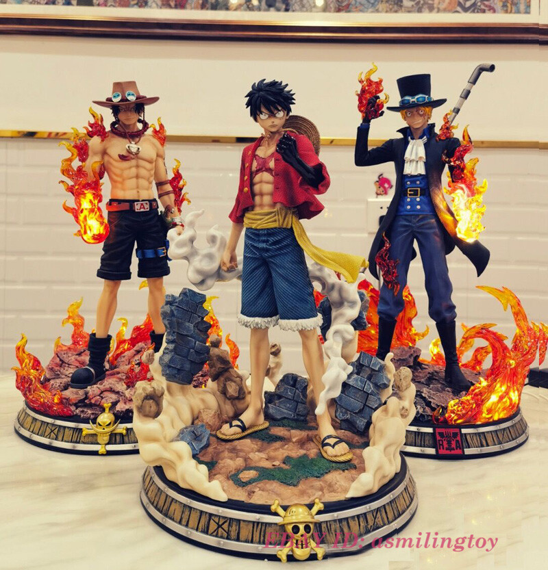 Dream Studio One Piece Monkey D Luffy Resin Figure Model Painted Statue ...