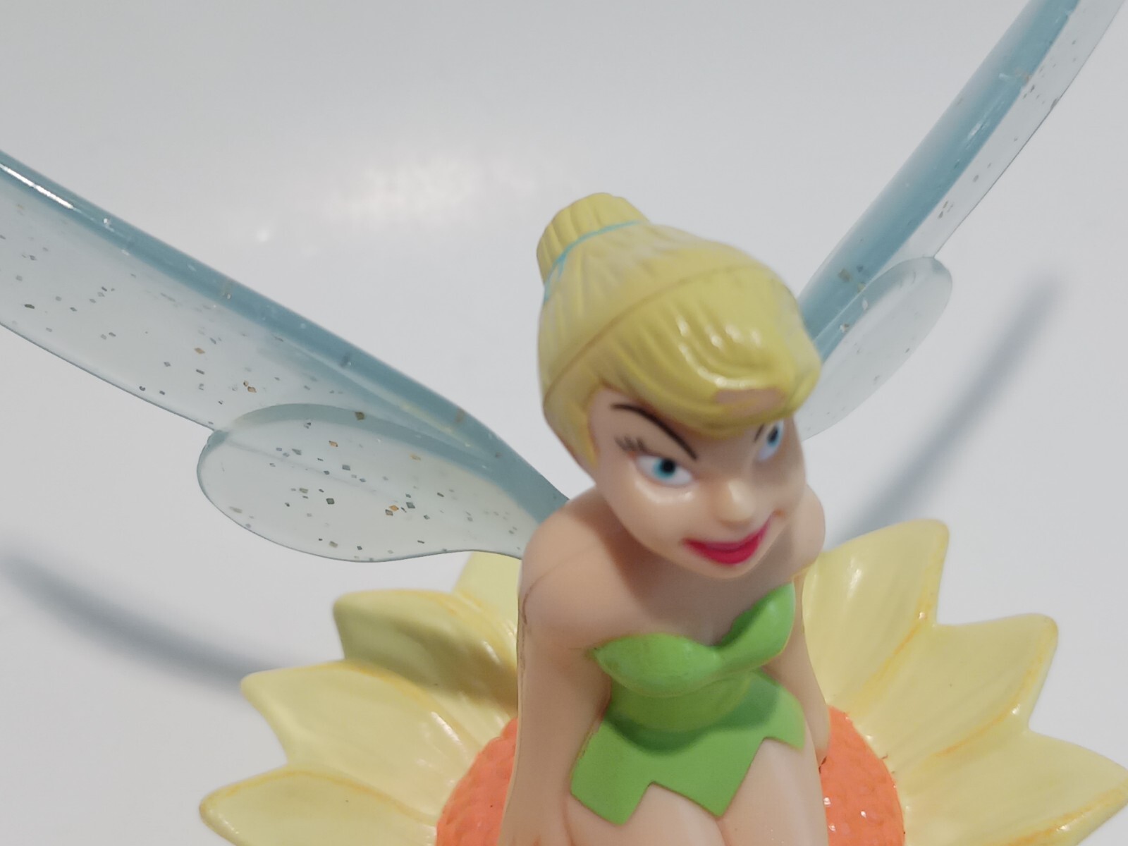 DECOPAC Disney TINKERBELL on Flower Rolling Toy ~ Wings Flap ~ Cake ...