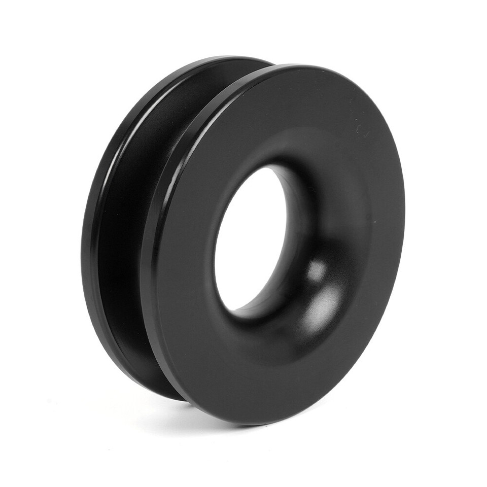 Heavy Duty Recovery Ring Snatch Block Pulley Soft Shackle Tow Winch ...