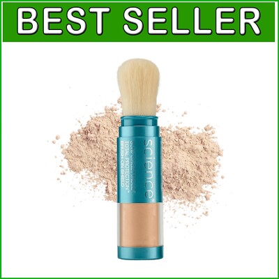 Sensitive Skin Approved SPF 50 Brush-On Mineral Sunscreen Powder ...