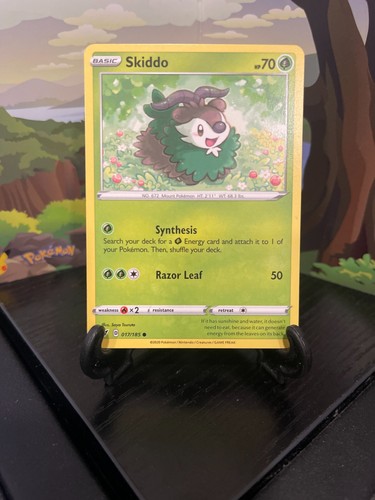 Skiddo 017/185 - Vivid Voltage - Common - Pokemon Card TCG - LP | eBay