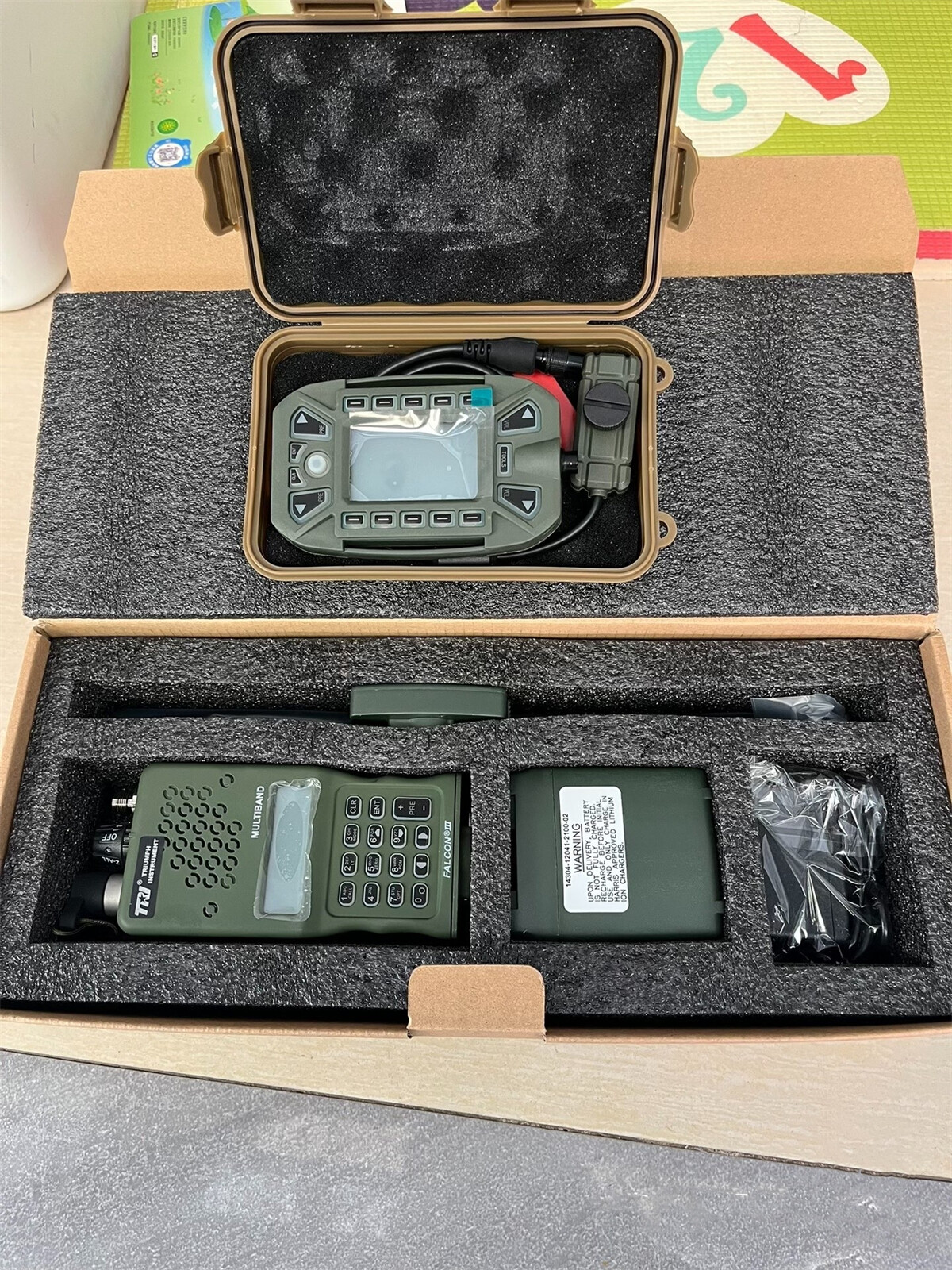 IN US!! 15W TRI AN/PRC-152 MBITR ALUMINUM Radio + KDU Keypad Display ...