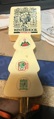 RED HOOK-------WINTERHOOK----WINTER ALE-------9"---PLASTIC TAP HANDLE ...