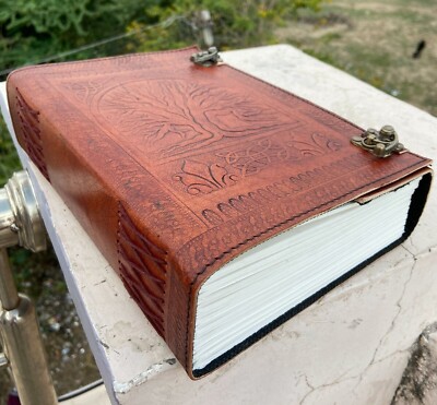 600 Page Notebook Gift Tree of Life Extra Large Leather Handmade ...