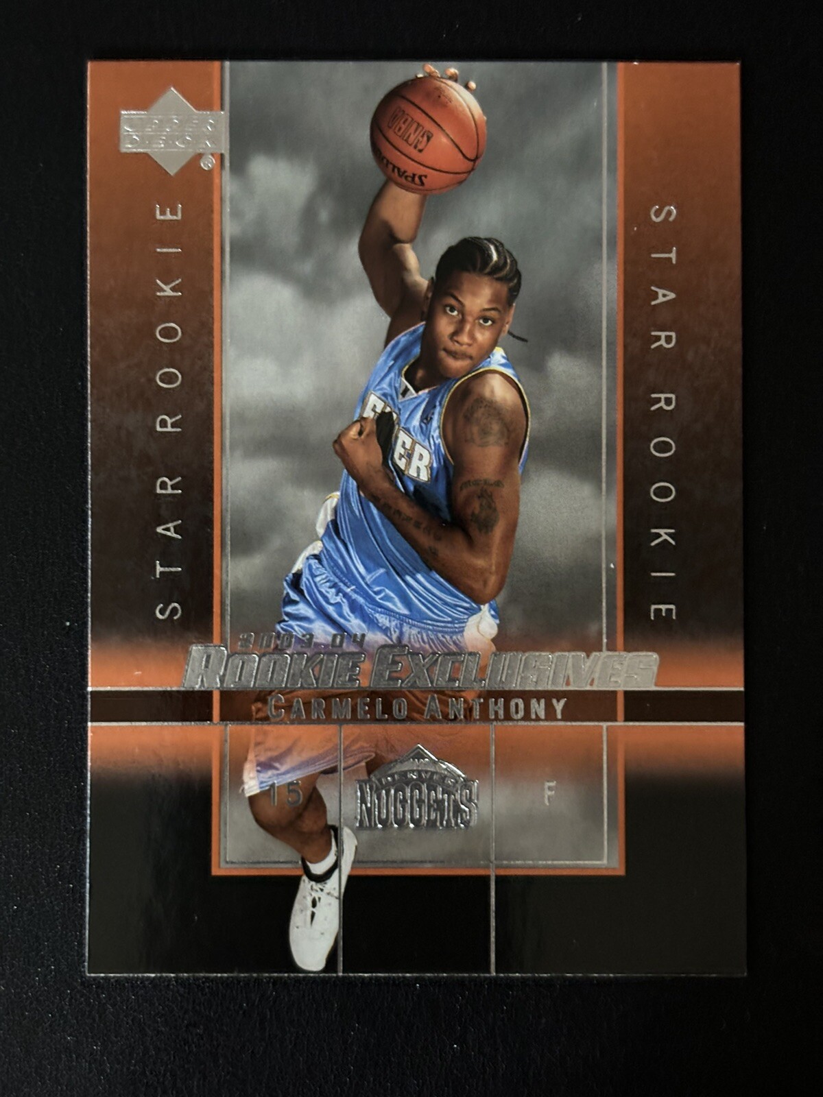 2003-04 Upper Deck Carmelo Anthony Rookie Exclusives RC! Hall of Famer ...