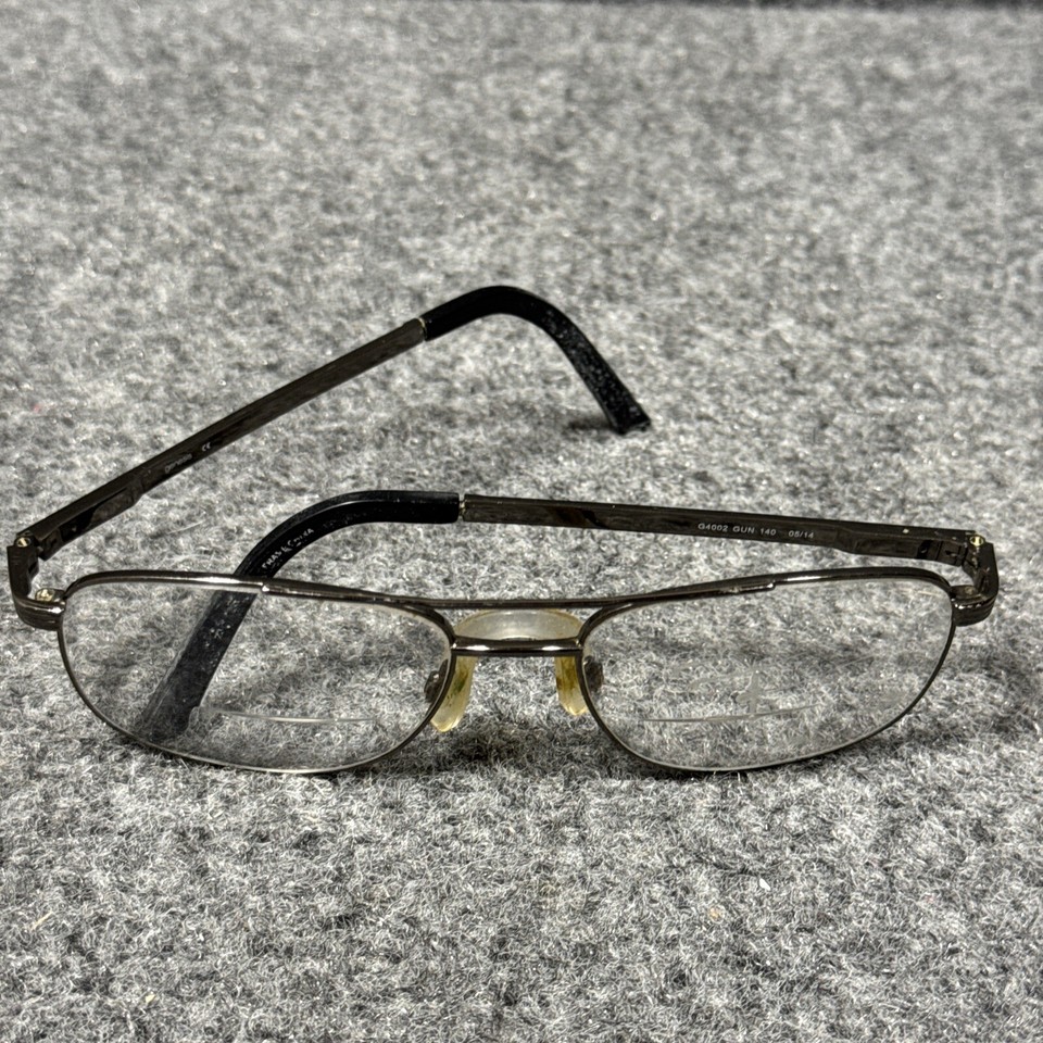 NEW Genesis G4002 Eyeglasses 002 Gun 100% AUTHENTIC 55-17-140 Frames ...