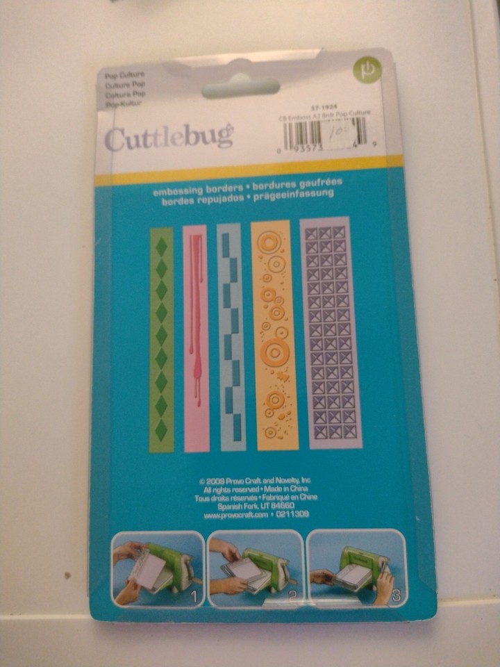 SALE CUTTLEBUG EMBOSSING FOLDER FOR SCRAPBOOKING NEW (SEF02) | eBay