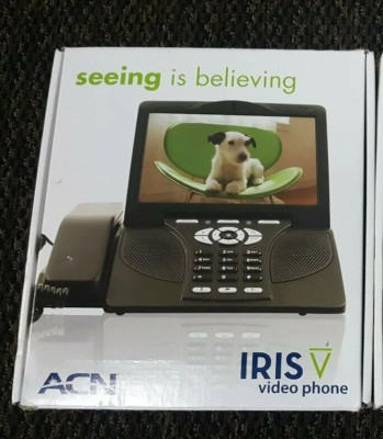 ACN IRIS V Video Phones MODEL 4000 WG4K Digital Video Corded Home Phone ...