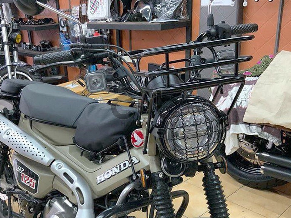 HUNTER FRONT RACK BASKET LUGGAGE HEADLIGHT GUARD FOR HONDA TRAIL CT125 ...