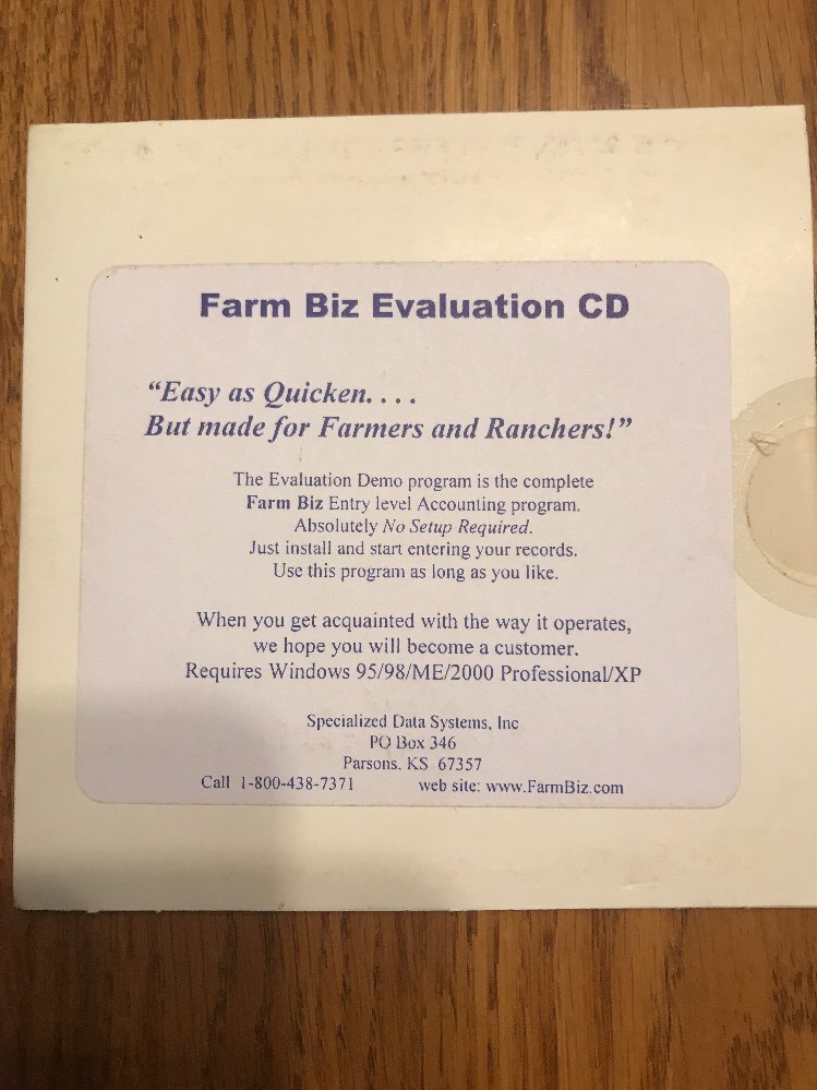 FARM BIZ ACCOUNTING software Free Demo CD Ships N 24h | eBay