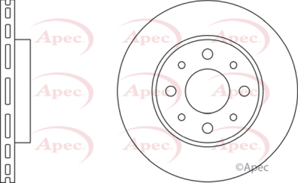 Premier Front Brake Disc Fits Ford Ka Fiat 500 Panda 1.2 D dCi 51742727 ...