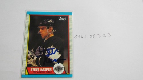 1989 1990 Topps Steve Kasper signed NHL Card | eBay