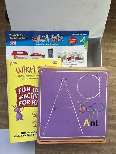 Wikki Stix Alphabet Fun Cards for Learning With A Box. | eBay