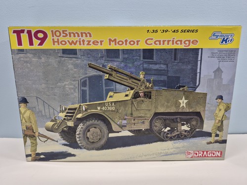 DRAGON 1/35 T19 105mm Howitzer Motor Carriage Model Kit. Kit 6496 | eBay