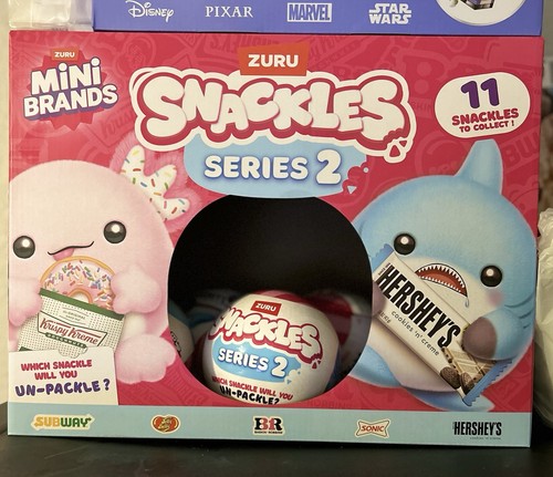 Snackles Series 2 Plush ZURU Mystery Capsule 5 Inch Collectibles SET of ...