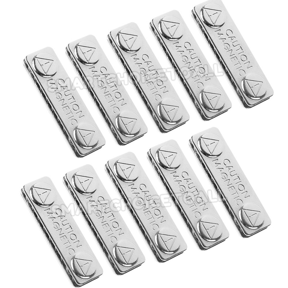 MAGNETIC NAME BADGE/TAG ATTACHMENT SELF ADHESIVE MAGNET SUPER STRONG ...