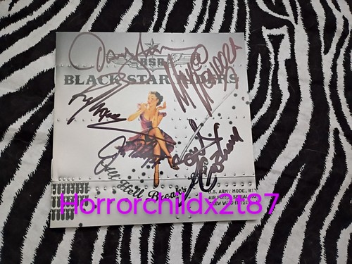Black Star Riders Autographed CD Cover Scott Gorham Damon Johnson Thin ...