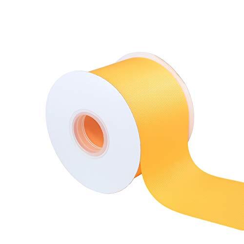 3" Inch Grosgrain Ribbon 25 Yards-RollYellow Gold Ribbon | eBay